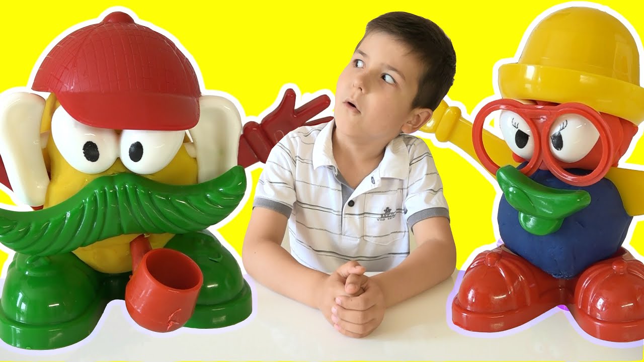 Открываем тесто-пластилин Забавные друзья (Play-Doh) / Genio Kids ...