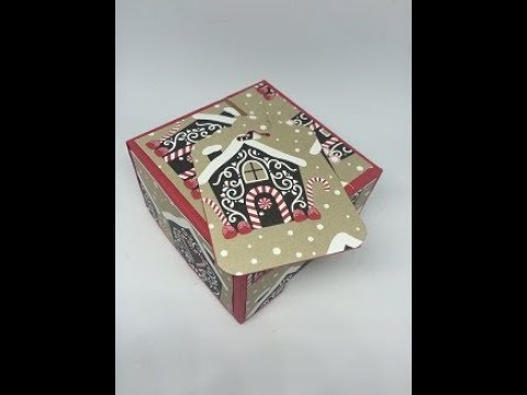 Square Christmas Gift Box - YouTube