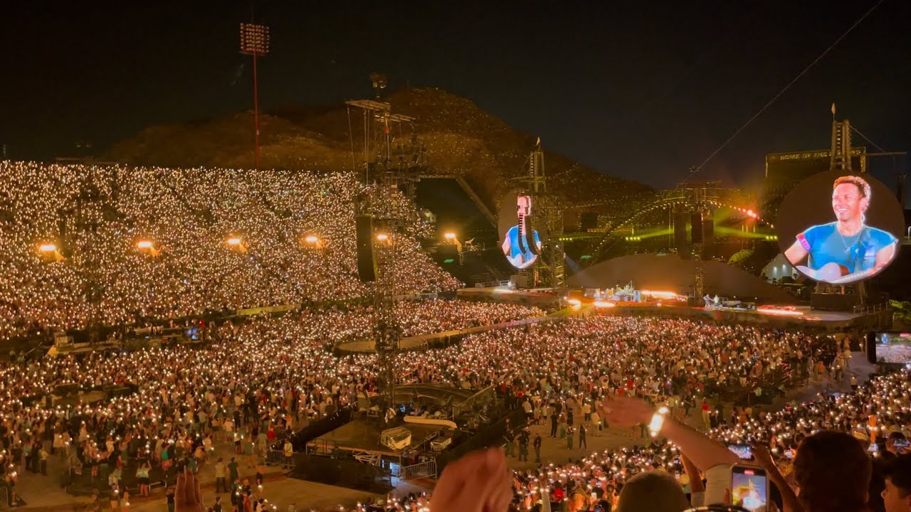 Coldplay - Yellow - 6/13/2025 - Sun Bowl El Paso, TX - YouTube