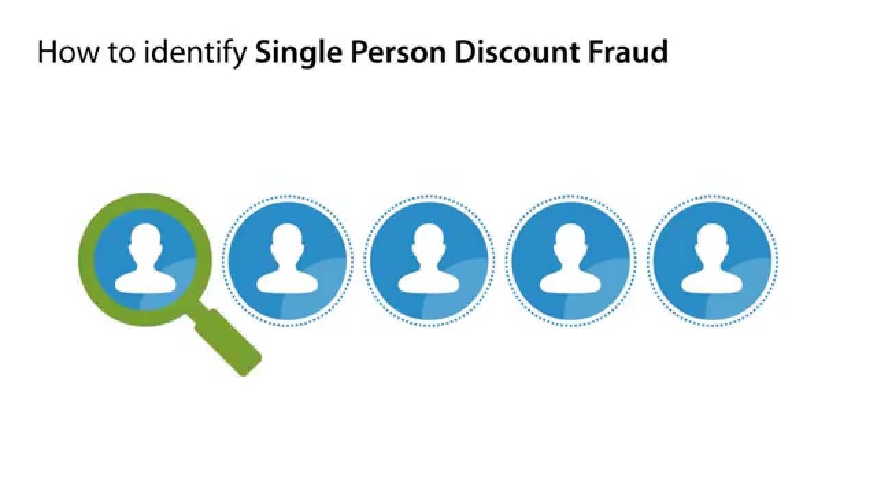 How to identify Single Person Discount Fraud - YouTube