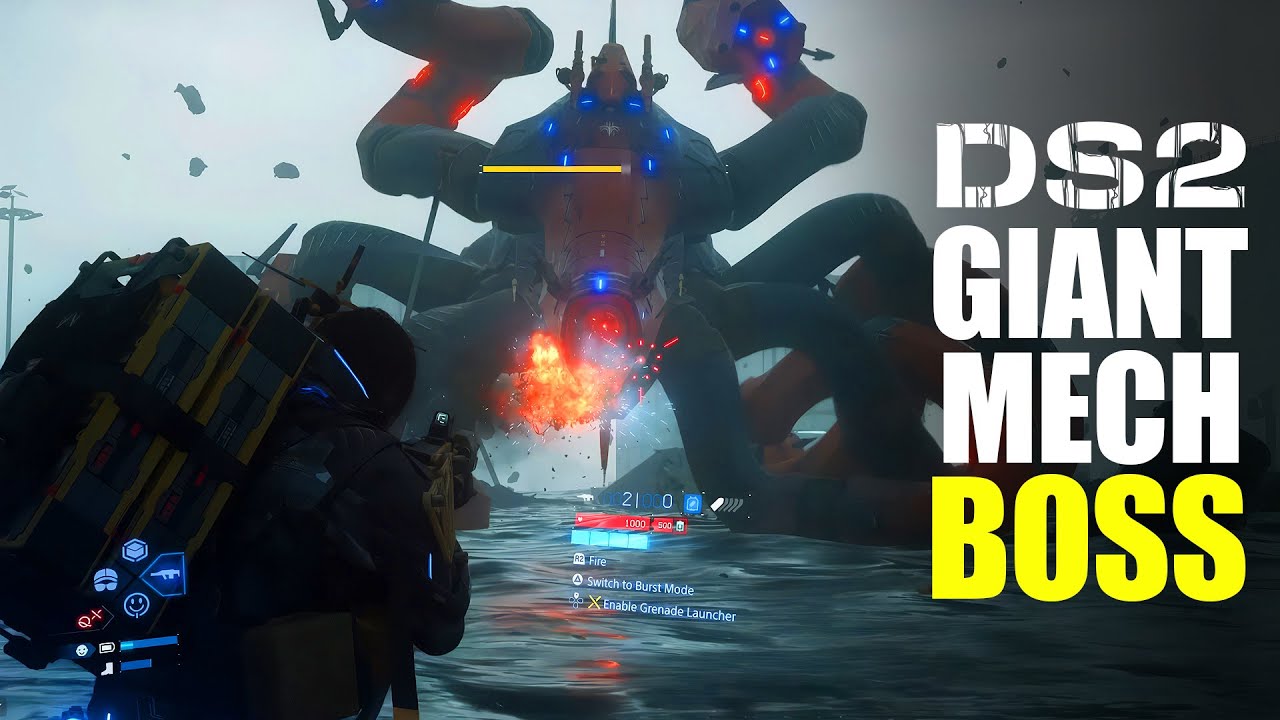 Giant Octopus Mech Boss Fight - Death Stranding 2 Gameplay - YouTube