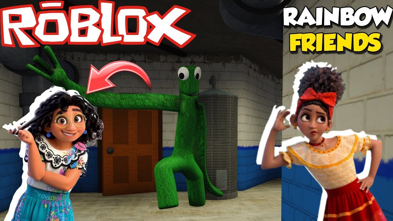 ¡MIRABEL Y DOLORES DE ENCANTO INTENTAN ESCAPAR DE LOS RAINBOW FRIENDS ...