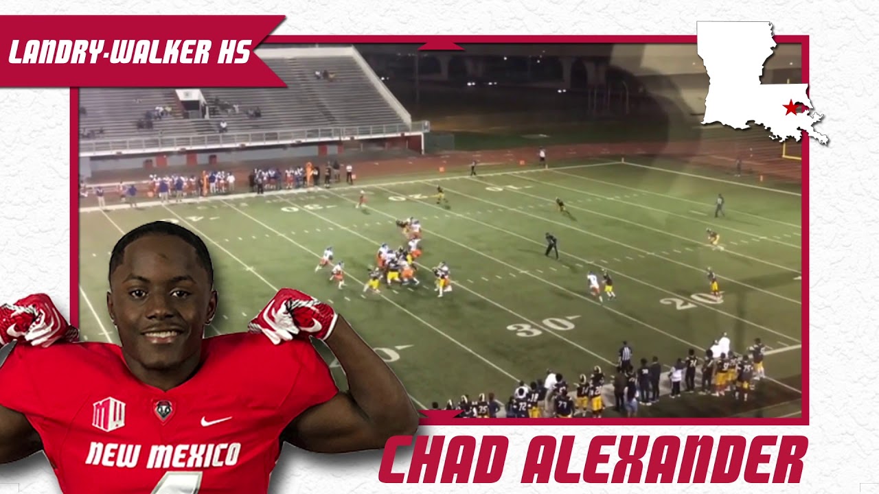 2019 Lobo Football - Chad Alexander - YouTube