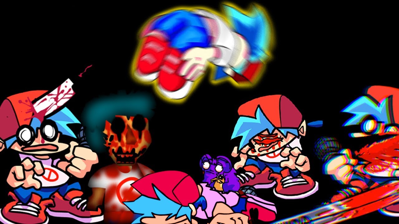 TOP 20 Scariest Game Over Screen - FNF Halloween Special - YouTube