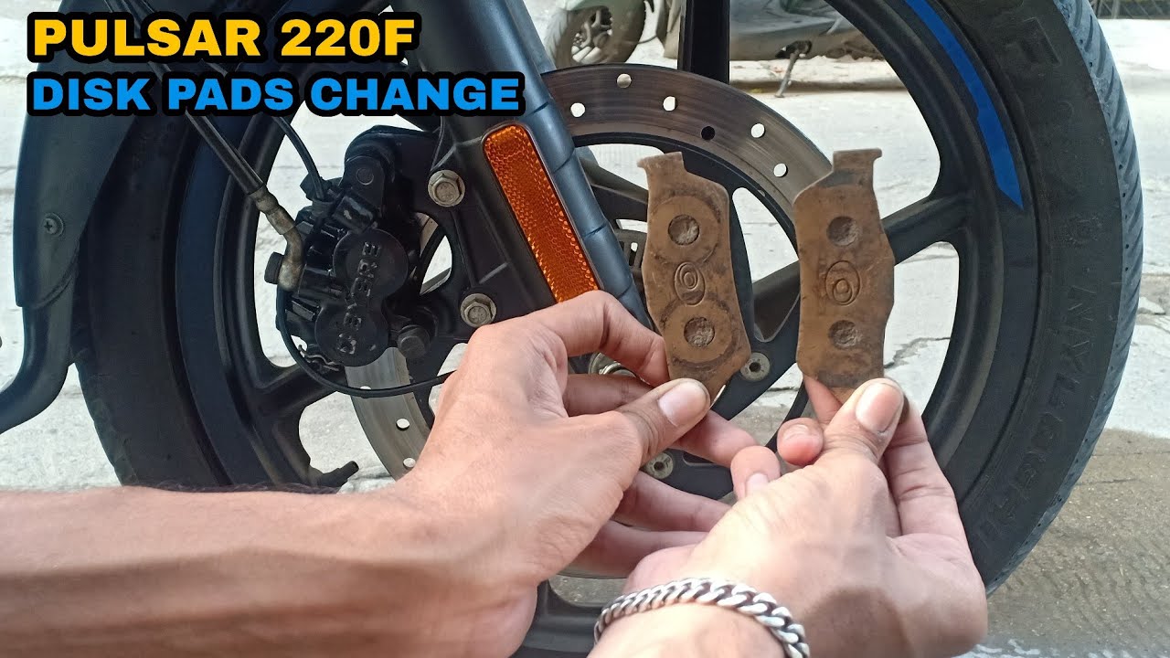 Pulsar 220F Disc Pads Change | Peter Vlogs Tamil - YouTube