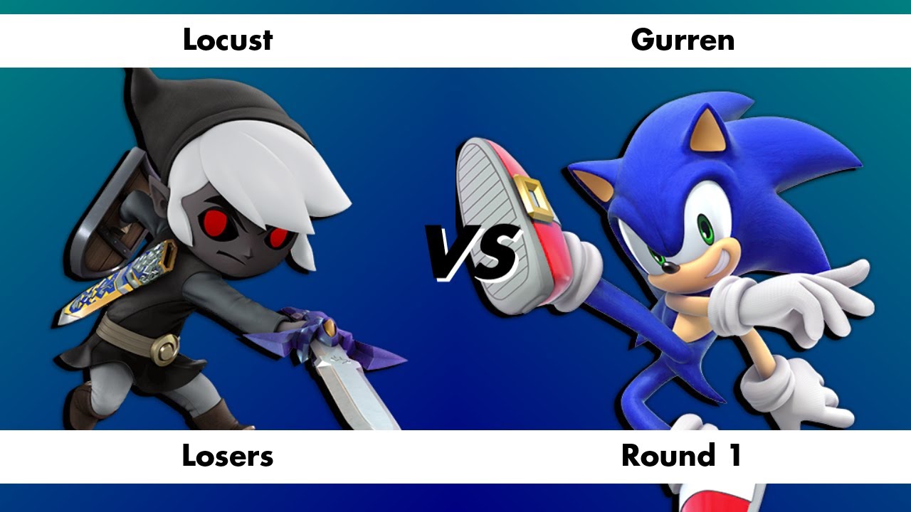 Vyral Smash 55 Losers Round 1 - Locust (Toon Link) vs Gurren (Sonic ...