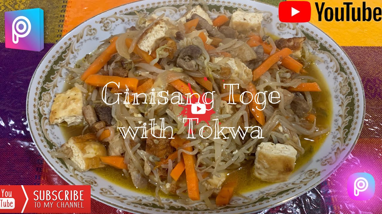 Ginisang Toge with Tokwa ( Cooking Vlog #20 ) - YouTube
