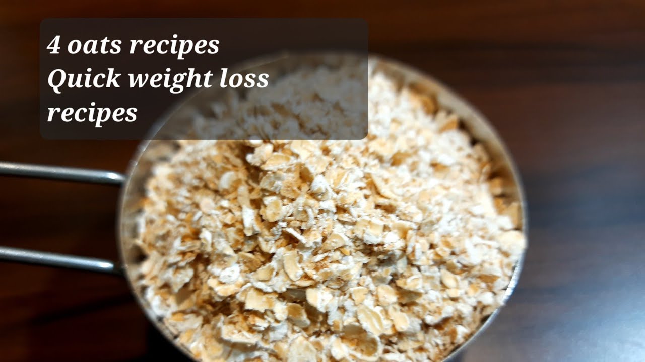 4 Oats recipes/Healthy tasty Oats recipes for weight loss/easy quick ...