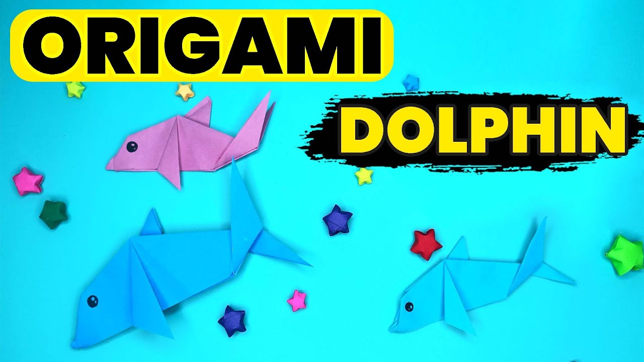 Easy ORIGAMI Dolphin | How to Make Dolphin Easy Origami #origami # ...