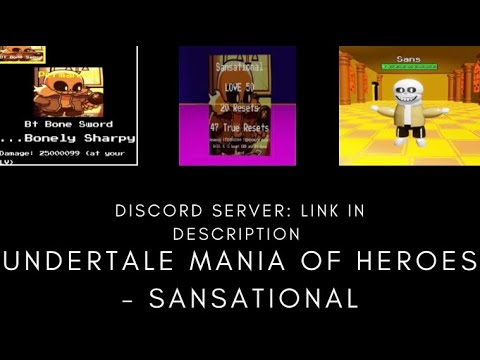 Undertale Mania Of Heroes - Sansational - YouTube