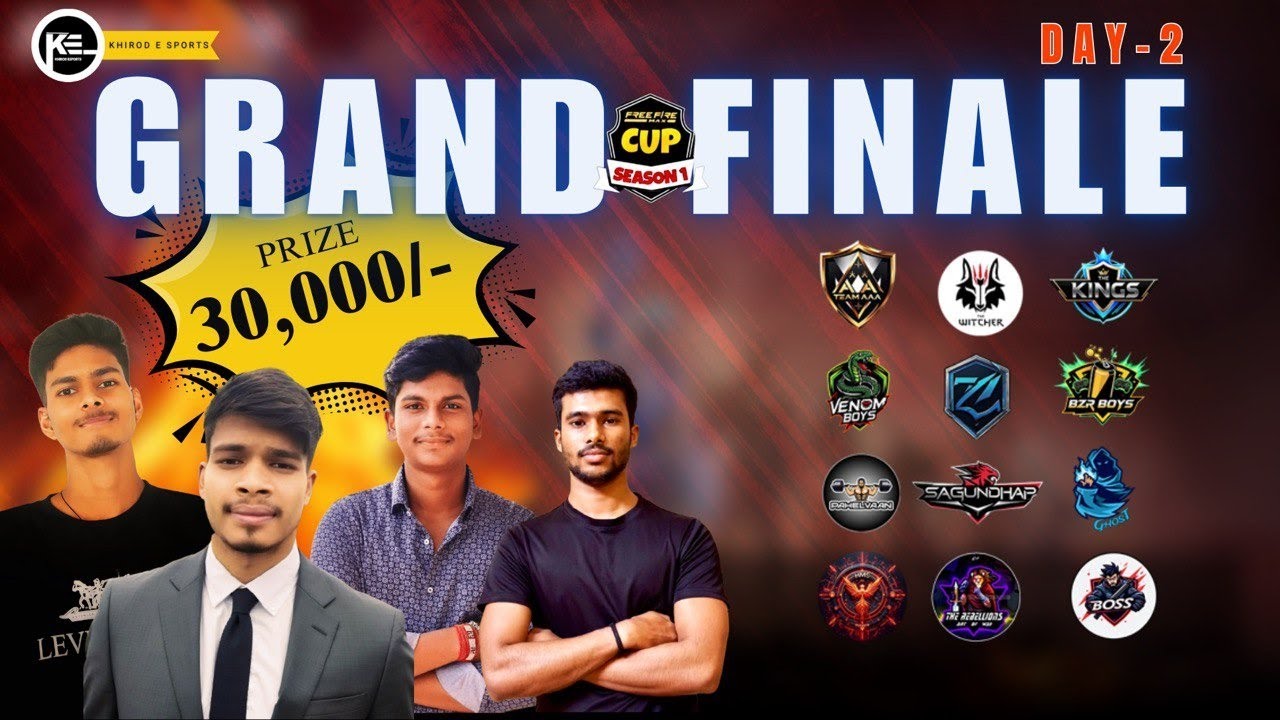 FINAL DAY OF FREEFIRE MAX CUP || KHIROD ESPORTS - YouTube