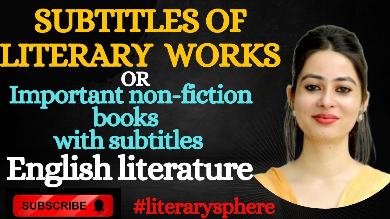 Titles and subtitles of non-fiction books/ Eng Lit. facts - YouTube