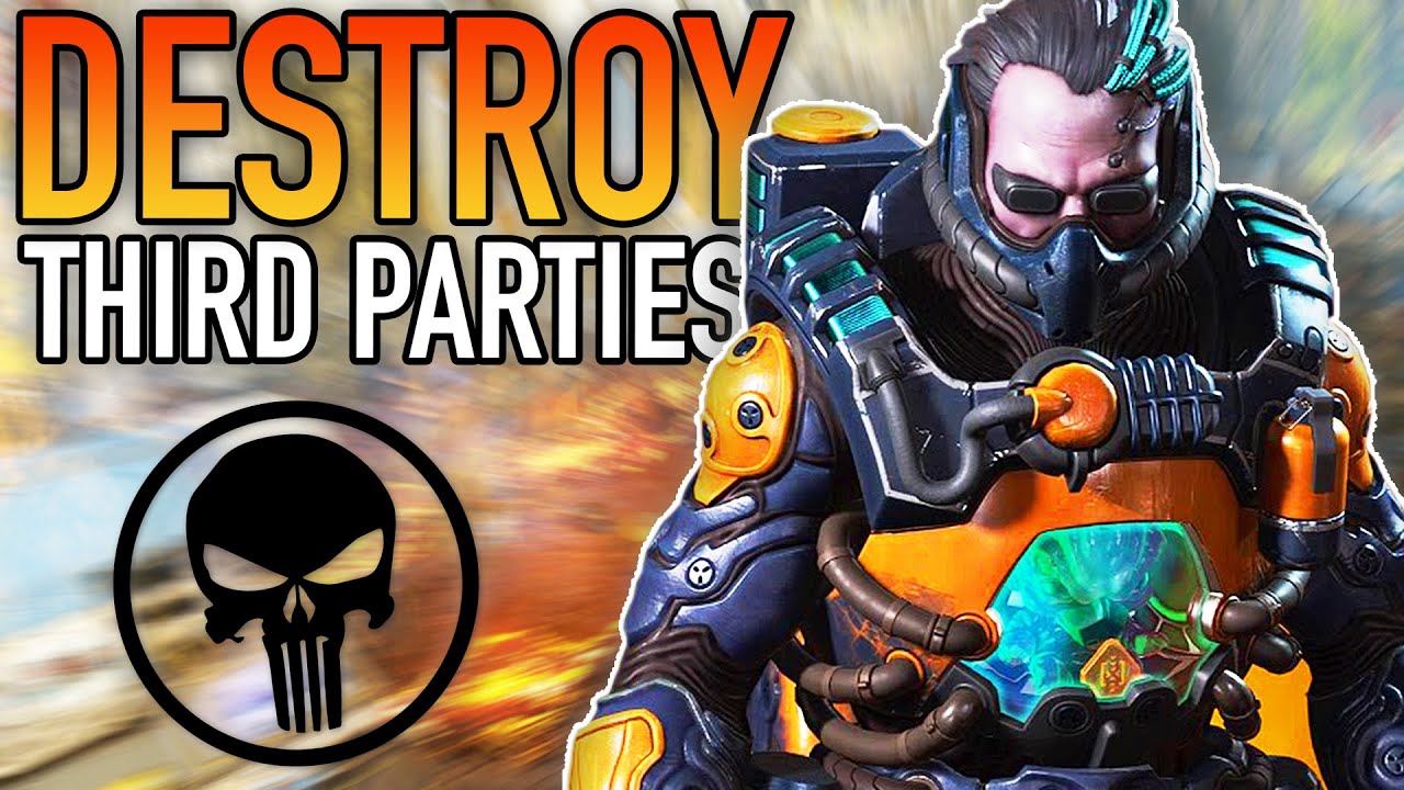Caustic DESTROYS Third Parties | Apex Legends Caustic Gameplay - YouTube