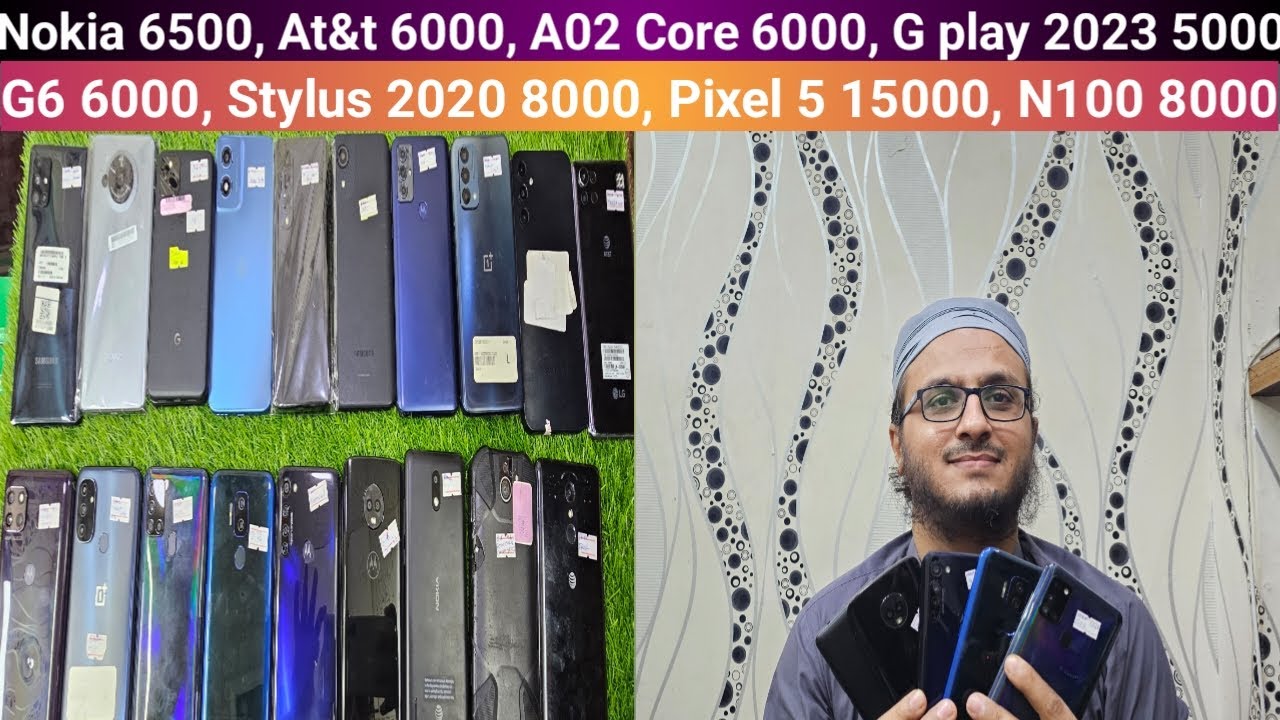 Motorolla G play, Stylus 2020, One plus N200, N100, Nokia, Samsung A02 ...