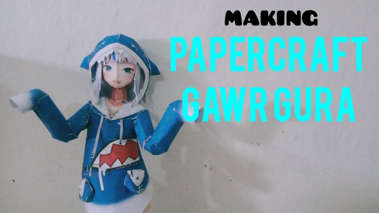 MAKING PAPERCRAFT GAWR GURA/MEMBUAT PAPERCRAFT GAWR GURA (INDONESIA ...