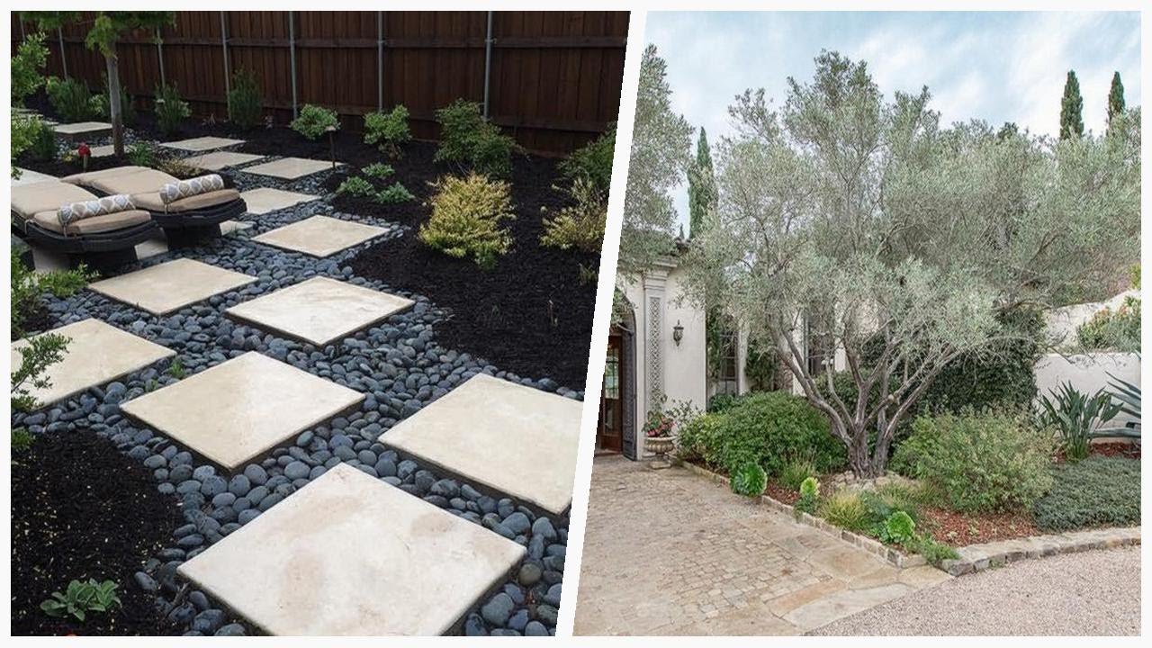 75 Stone Landscaping Design Ideas You'll Love 😊 - YouTube