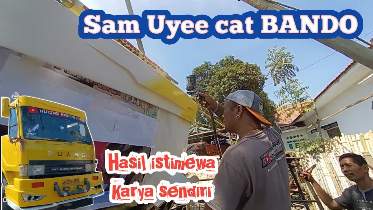 Dandan kabin selesai ‼️Sam Uyee cat bando sendiri - YouTube