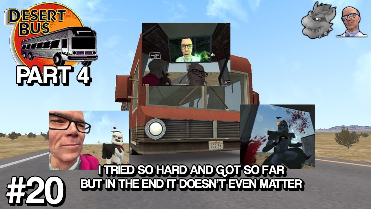 TV TIME ON DESERT BUS! - Garry's Mod Episode #20 (DESERT BUS PART 4 ...