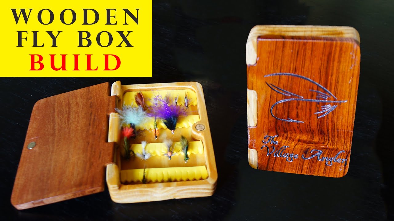 Beautiful Custom Fly Box - cnc router projects that sell - YouTube