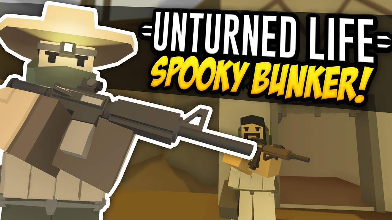 SPOOKY BUNKER - Unturned Life Roleplay #388 - YouTube