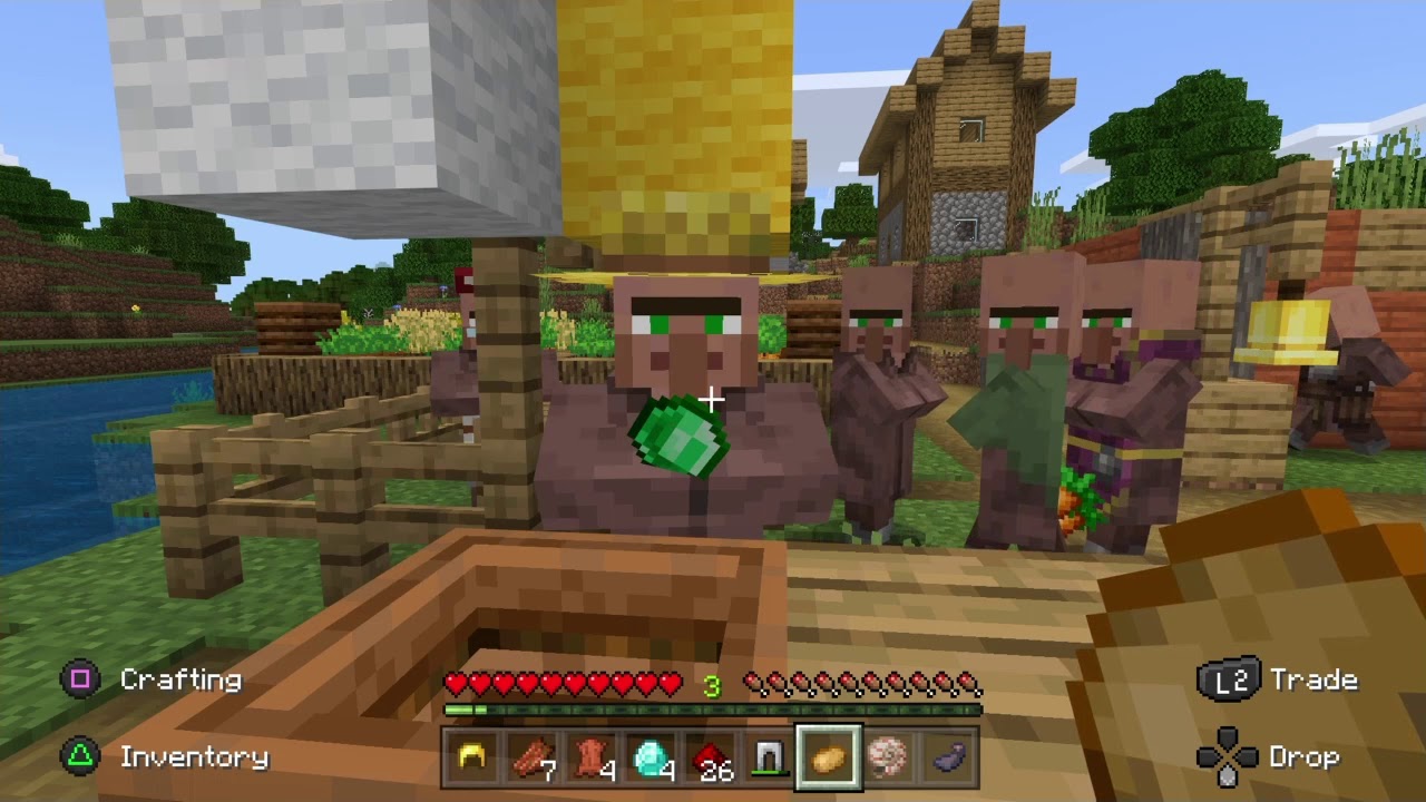 Staring at a villager for 5 minutes straight. - YouTube