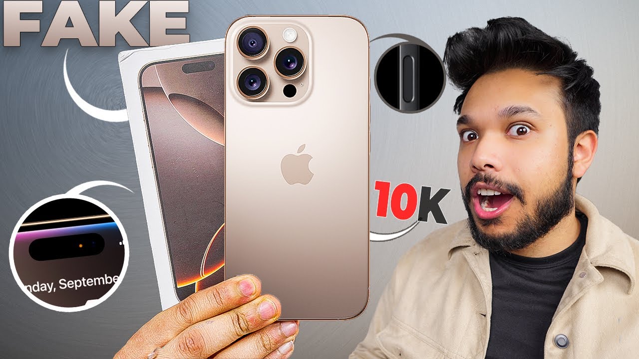 i bought Fake iPhone 16 Pro Max ! Yeh kya Hai ? - YouTube