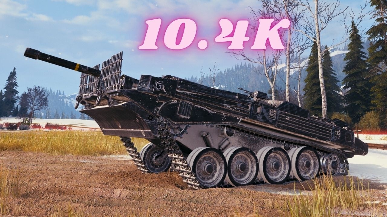 Strv 103B 10.4K Damage 6 Kills & 2x Strv 103B 10K Damage World of Tanks ...