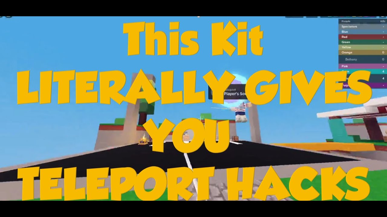 This Kit Has Legit Teleport Hacks 💀 (ROBLOX BEDWARS) - YouTube