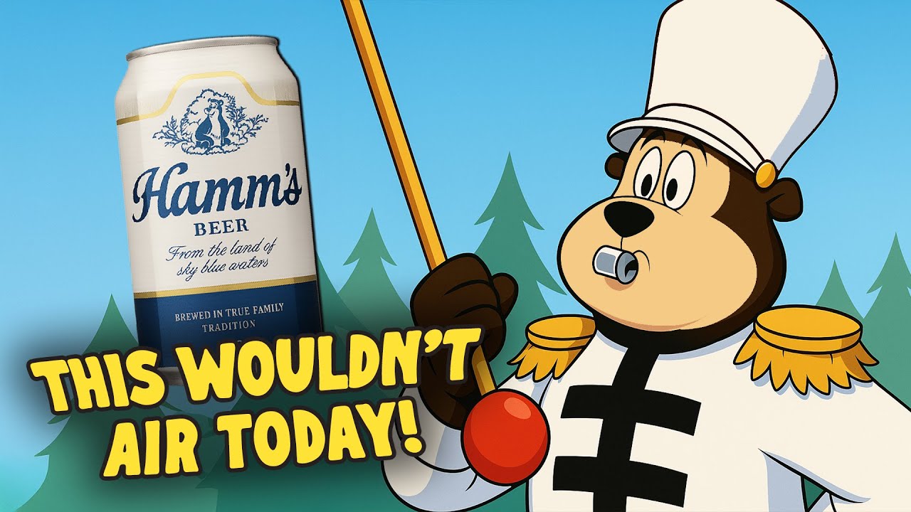 Hamm’s Beer Commercial (1962) | Banned Hamm's Bear Cartoon - YouTube