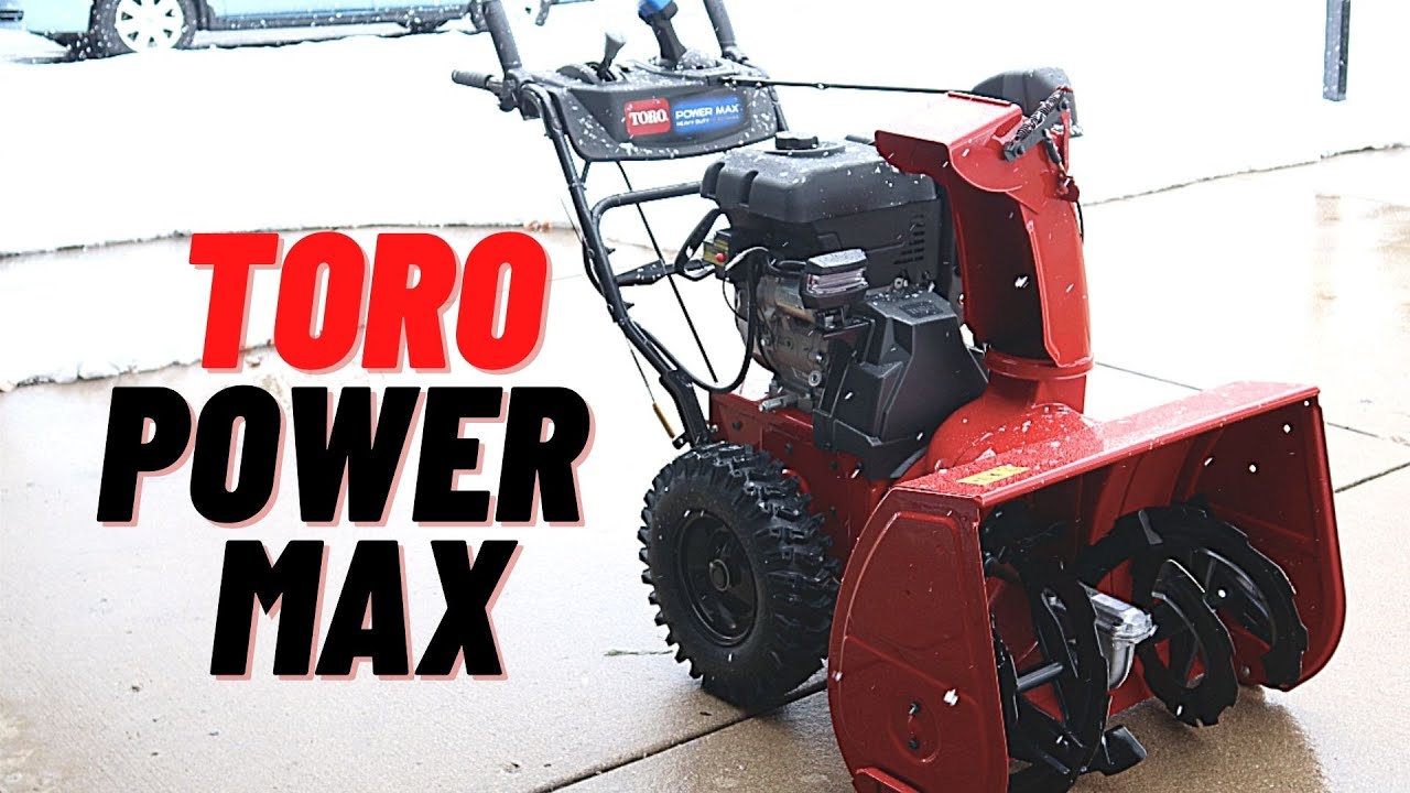 TORO Power Max 1030 Snow Blower // Throw snow up to 50 feet! - YouTube