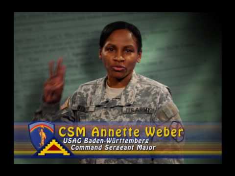 USAREUR Tax Fact #3 CSM Annette Weber - YouTube