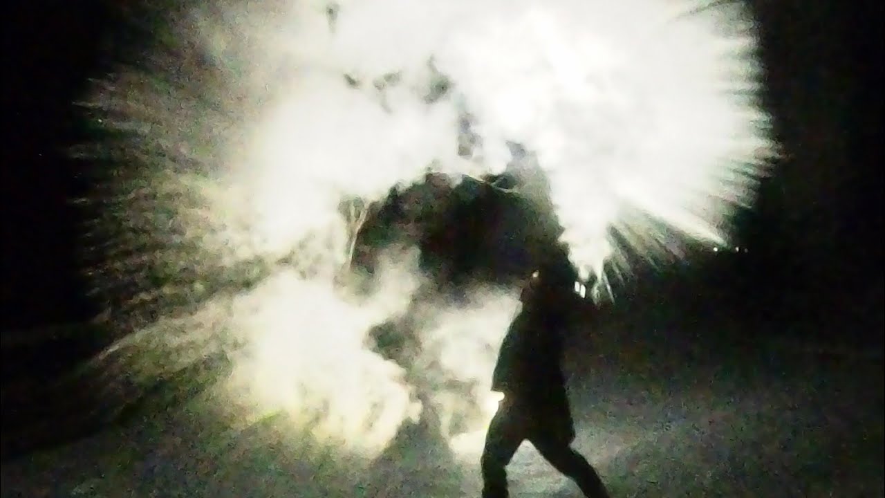 Boiling water instantly vaporized - YouTube
