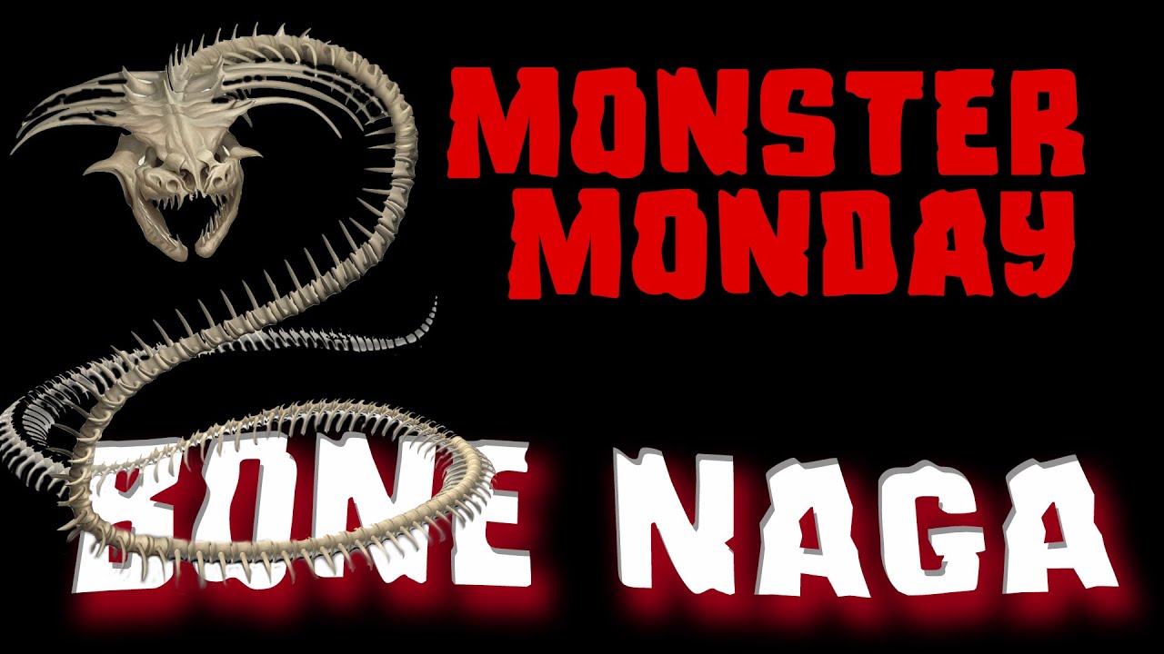 Monster Monday: Bone Naga - D&D, Dungeons & Dragons - YouTube