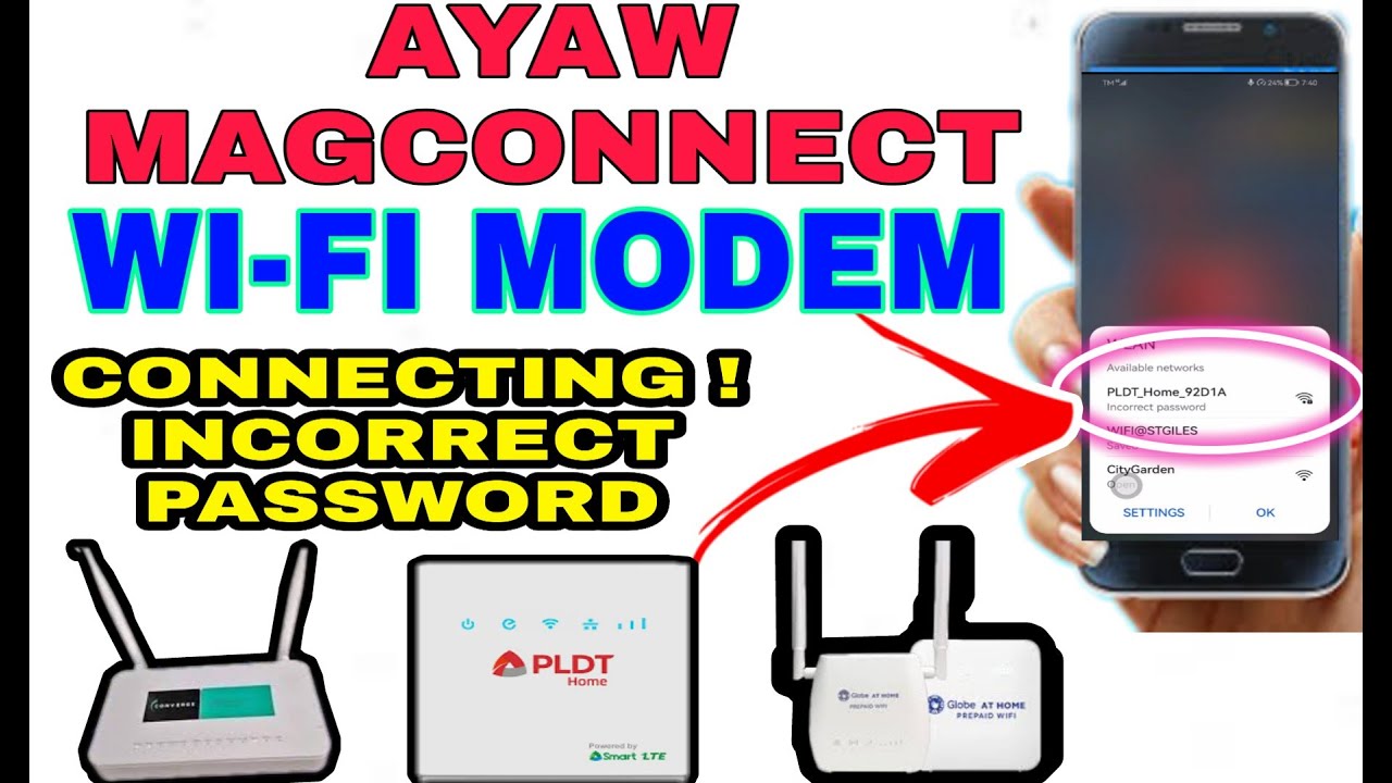 PAANO MAKAPAGCONNECT SA MGA WIFI MODEM OBTAINING I.P. CONNECTING ...