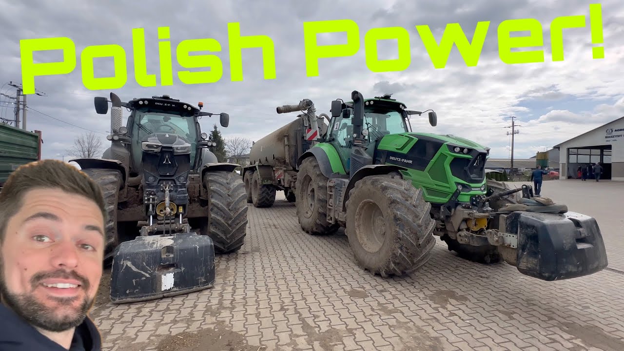 Polish Farmers are Some Boys!!! What a Trip! Big Tractors, and ...