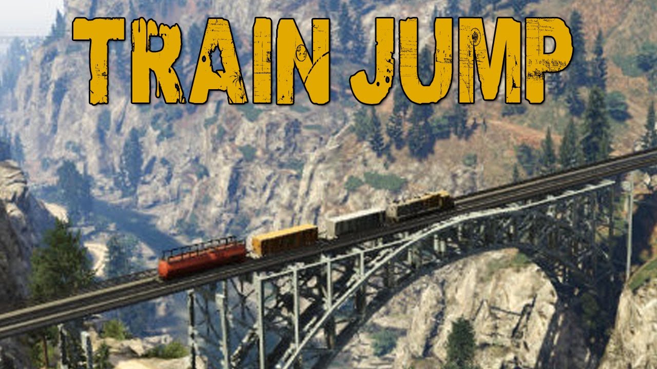 TRAIN JUMP! (GTA V Online w/ Nanners, Syndicate, & Firefox) - YouTube