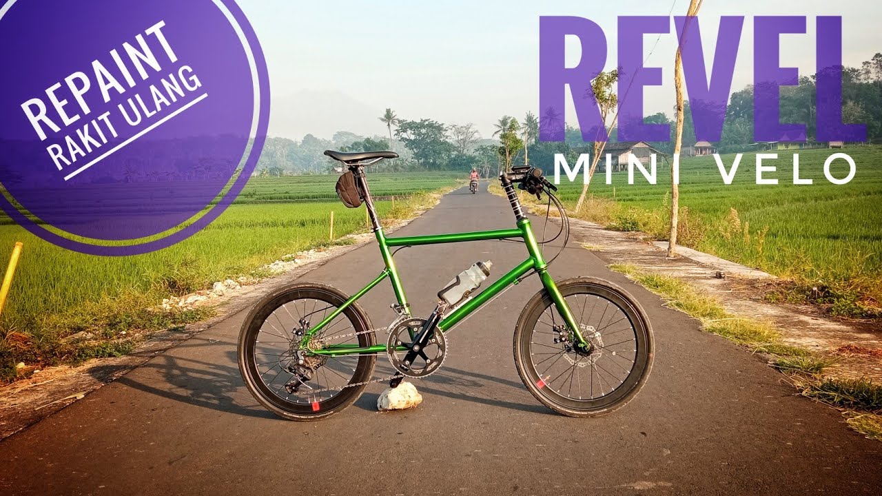 BELAJAR RAKIT SEPEDA - REPAINT RAKIT ULANG REVEL MINI VELO - YouTube