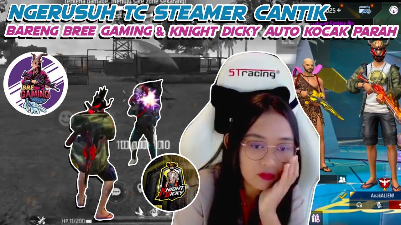 PRANK STREAMER CANTIK MASUK TIMCODE BARENG BREE GAMING & KNIGHT DICKY AUTO KOCAK PARAH! FREE ...