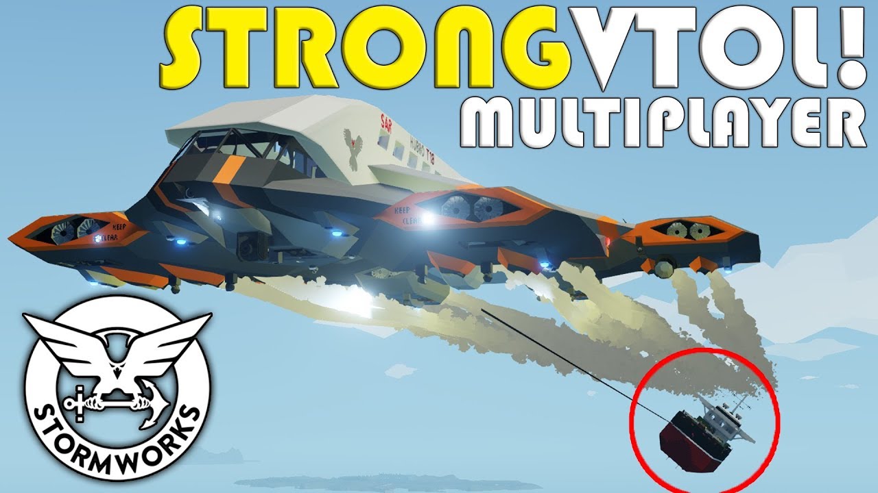Plowing A Tanker Into A Wind Turbine! - Multiplayer Stormworks Gameplay - Firefighting VTOL ...