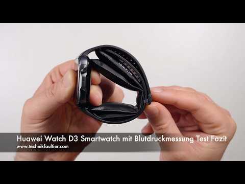 Huawei Watch D3 Smartwatch mit Blutdruckmessung Test Fazit nach einer Woche