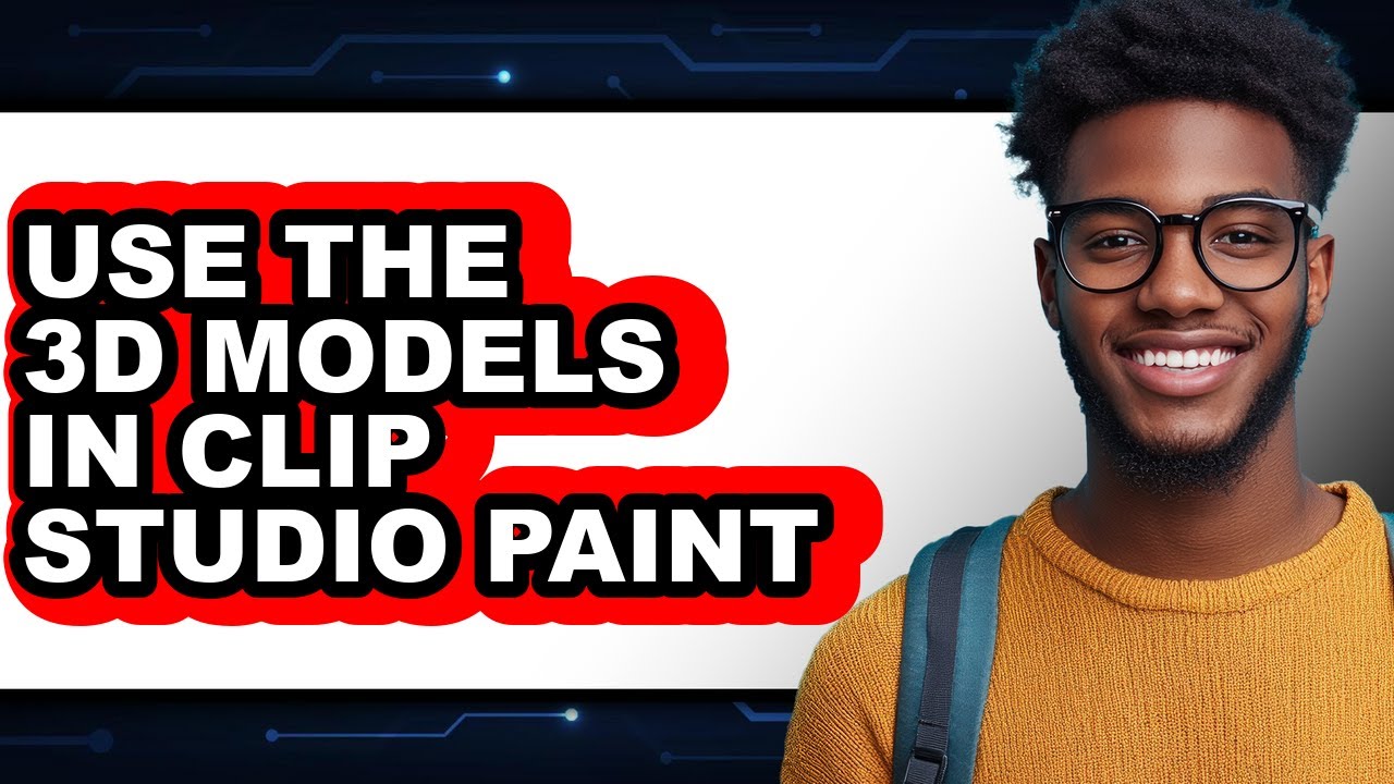 How to Use the 3d Models in Clip Studio Paint - Step by Step - YouTube