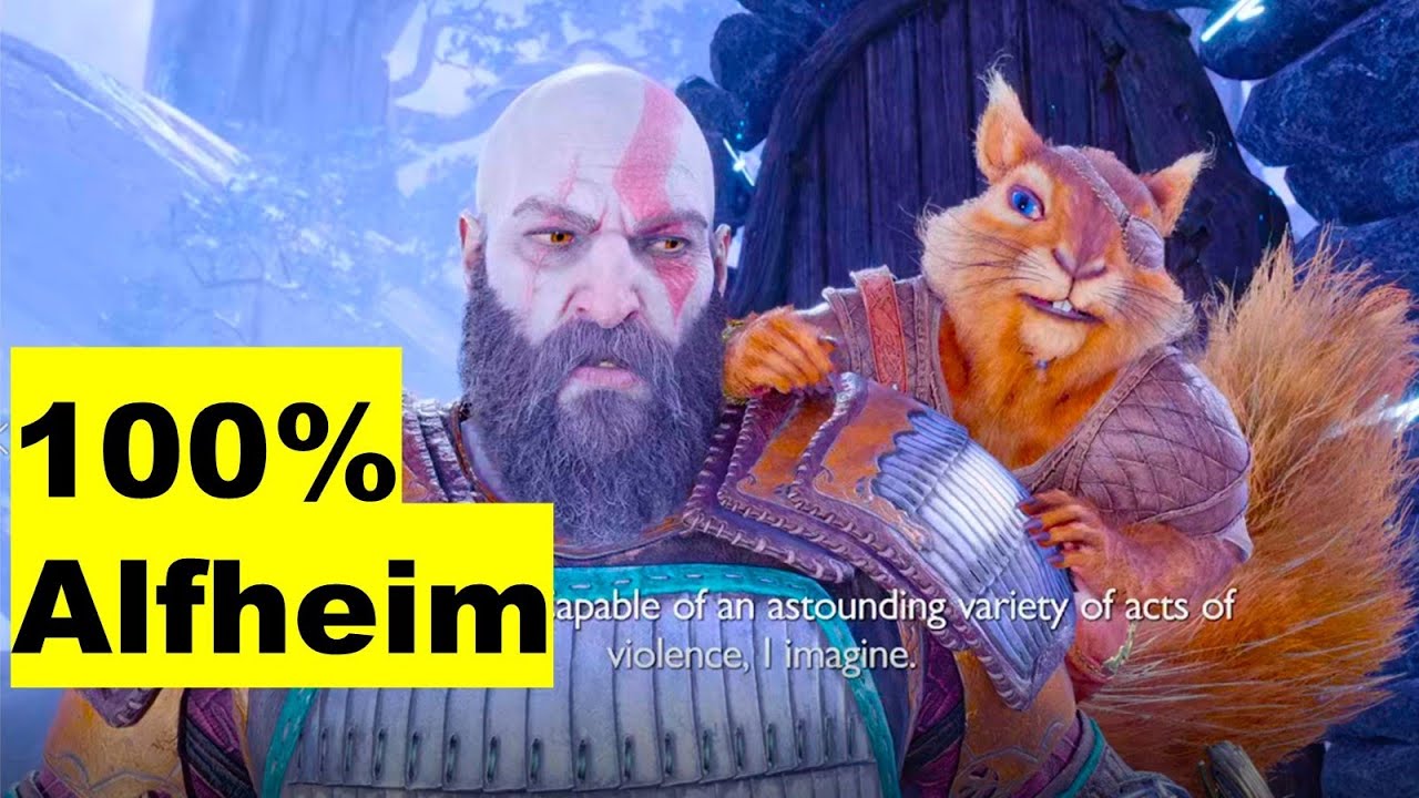 100% Alfheim Map Revealed in God of War Ragnarok - YouTube