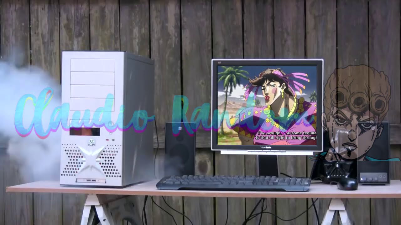 PC explotando con Joseph Joestar - meme JoJo's - YouTube