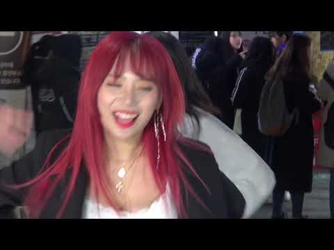 에이 A, 레인보우 Rainbow, 댄스팀 스타후르츠 다미 & 수련 홍대버스킹 20190129