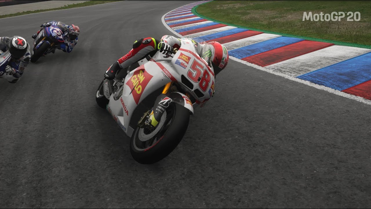 MotoGP #BestBikers Marco Simoncelli | Honda RC213V #58 - Helmet Cam ...