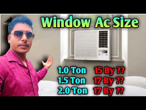 1.5 Ton Window Ac Size | Full Details Air Conditioning | Window Ac Frame Size | Air Conditioning ...