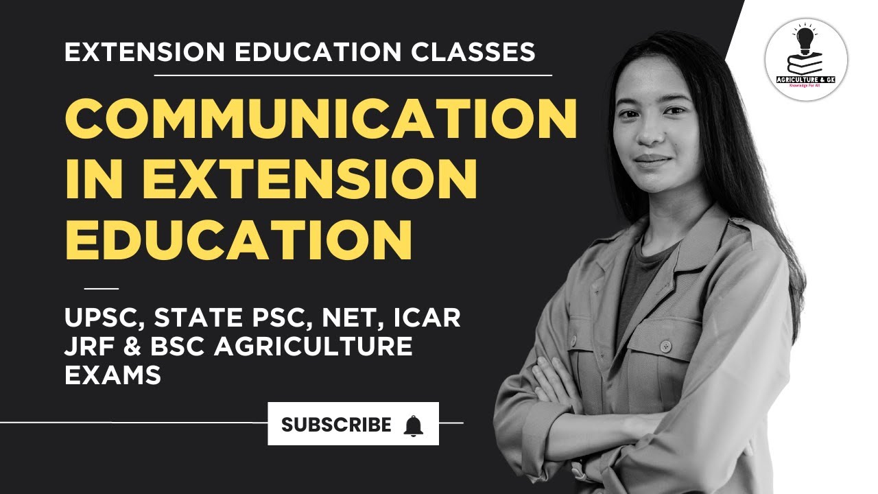 Communication in Extension Education | कृषि प्रसार | संचार - अर्थ ...
