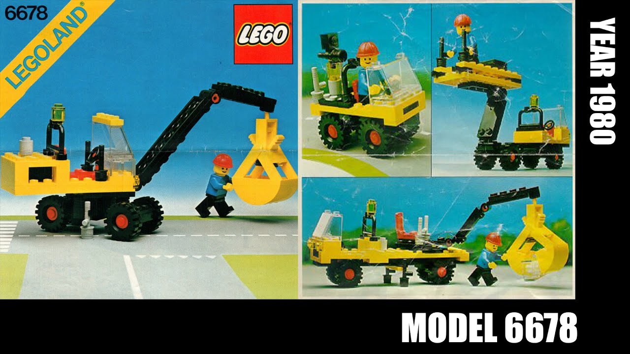 LEGO 6678 Pneumatic Crane - YouTube