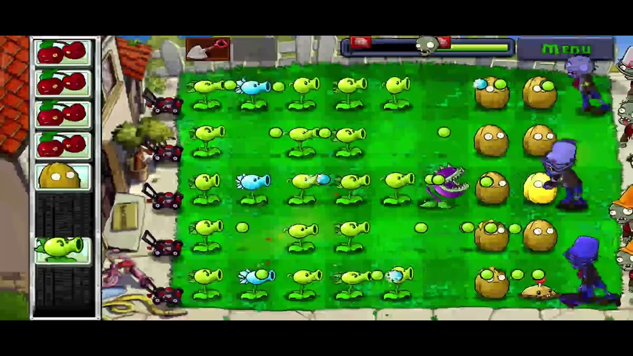 Game Jaman dulu - Plants vs Zombies 1 - Adventure 1 Day Level 10 @HS ...