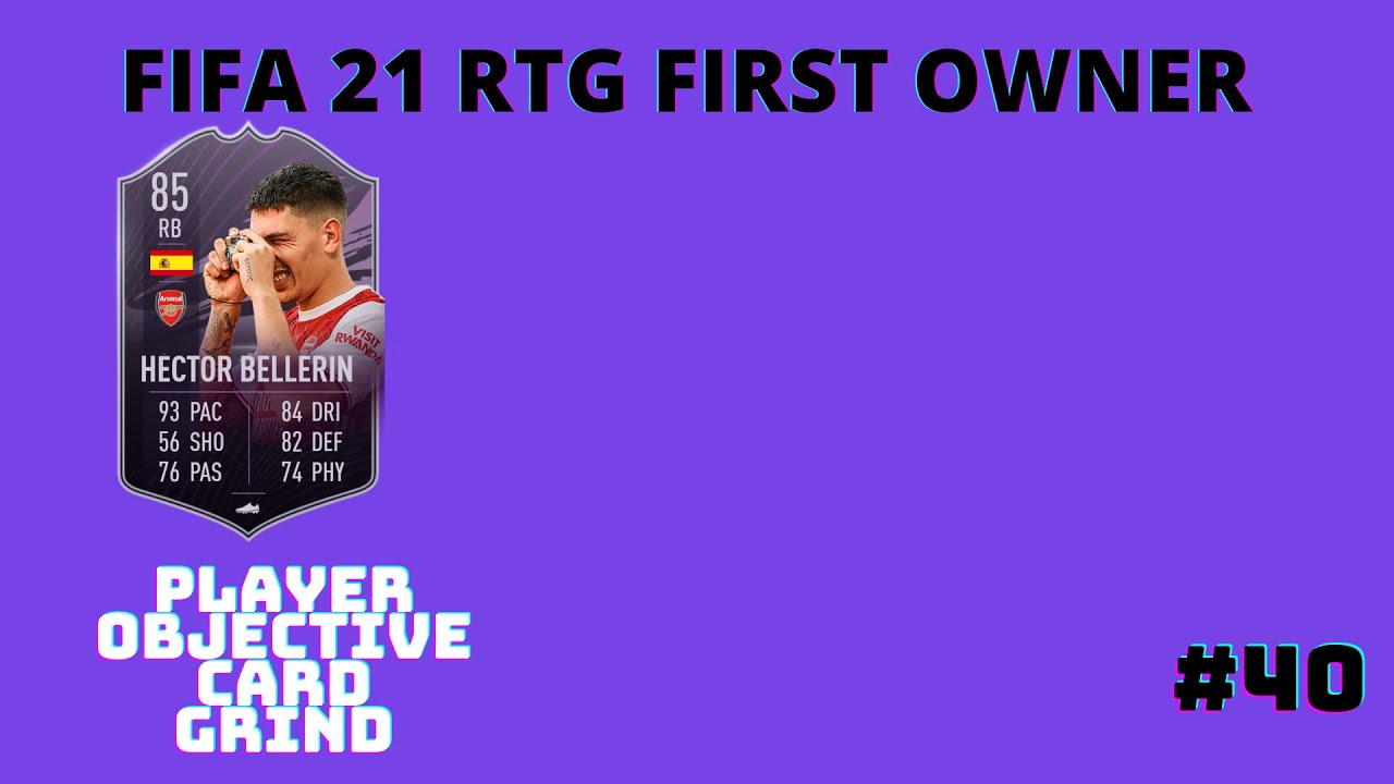 FIFA 21 RTG FIRST OWNER #40 - YouTube